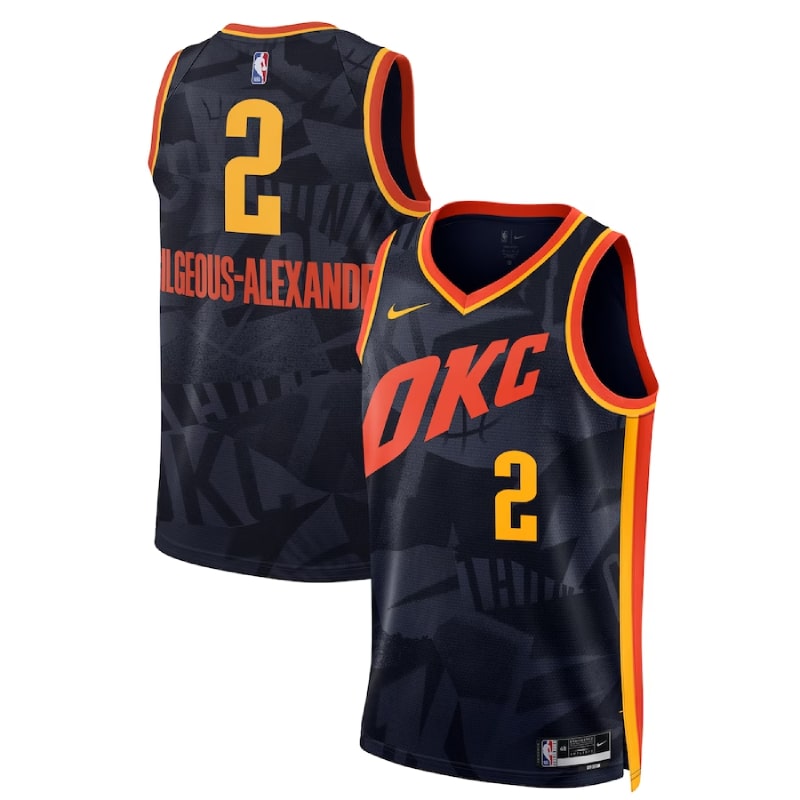Shai Gilgeous-Alexander, Oklahoma City Thunder 2023/24 - City Edition [reydecamisetas-10480] - € ...